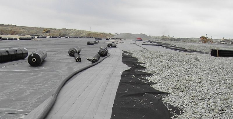 Impermeable basal structure – with synthetic liners – Mine Closure